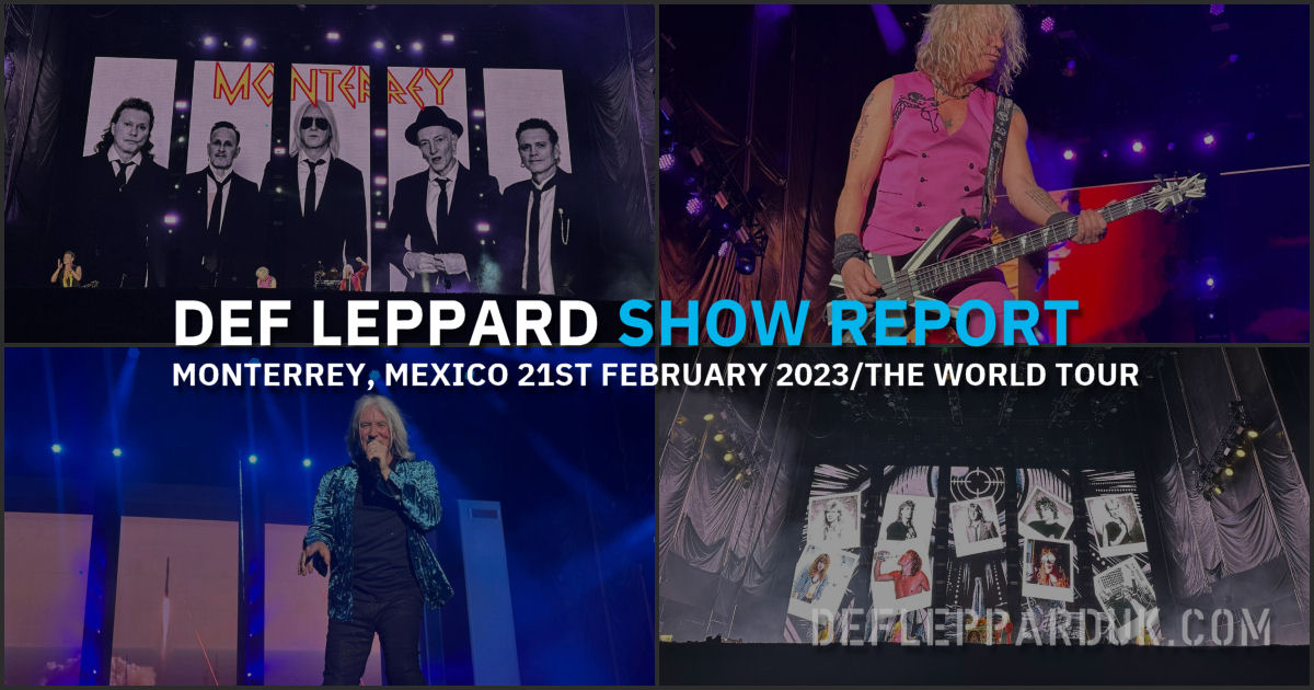 DEF LEPPPARD/MOTLEY CRUE THE WORLD TOUR 2023 In Monterrey, Mexico (Show ...
